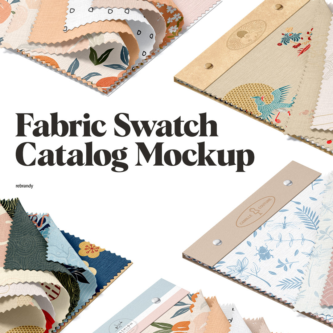 Fabric Swatch Catalog Mockup - Mock Up by rebrandy for Photoshop ...