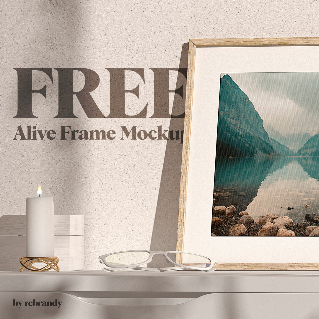 Free Alive Frame Mockup | Free PSD Mockup Download for Adobe Photoshop ...