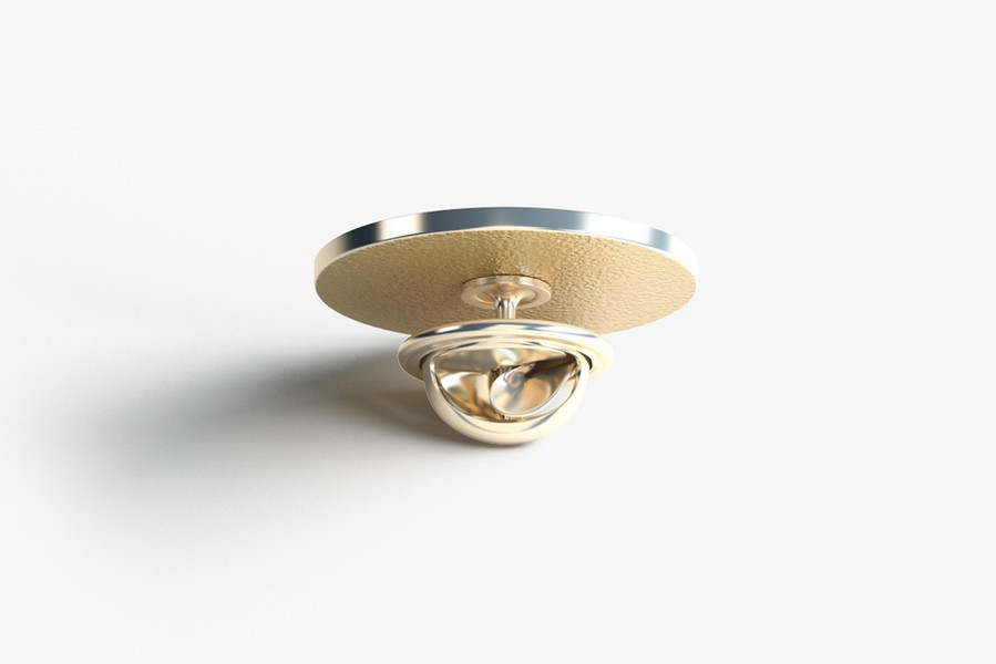 Round Enamel Pin 3D Model