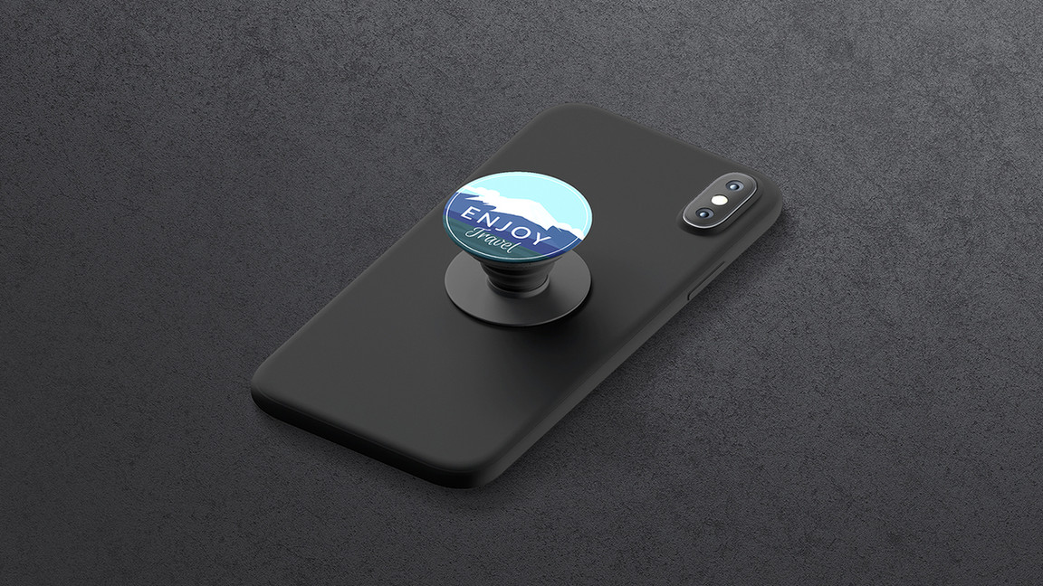 Free Pop Socket Mockup | Free PSD Mockup Download for Adobe Photoshop ...
