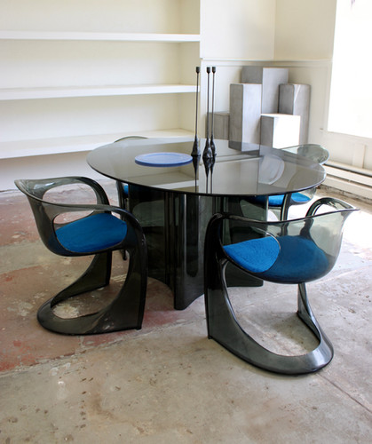 Space Age Acrylic Dining Set by Chromcraft | Vessel Vintage