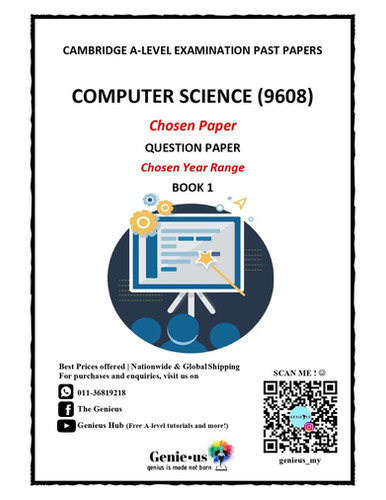 [Yearly - Computer Science] CAIE A-Level Computer Science Past Year Papers | Genieus Malaysia
