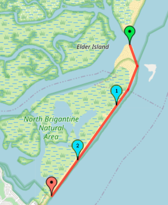 North Brigantine: Most Remote, Pristine Beach at the Shore. Remnants of ...