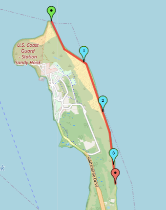 Tips for Visiting Sandy Hook's Northern Most Tip. Beach Walk Mile Post ...