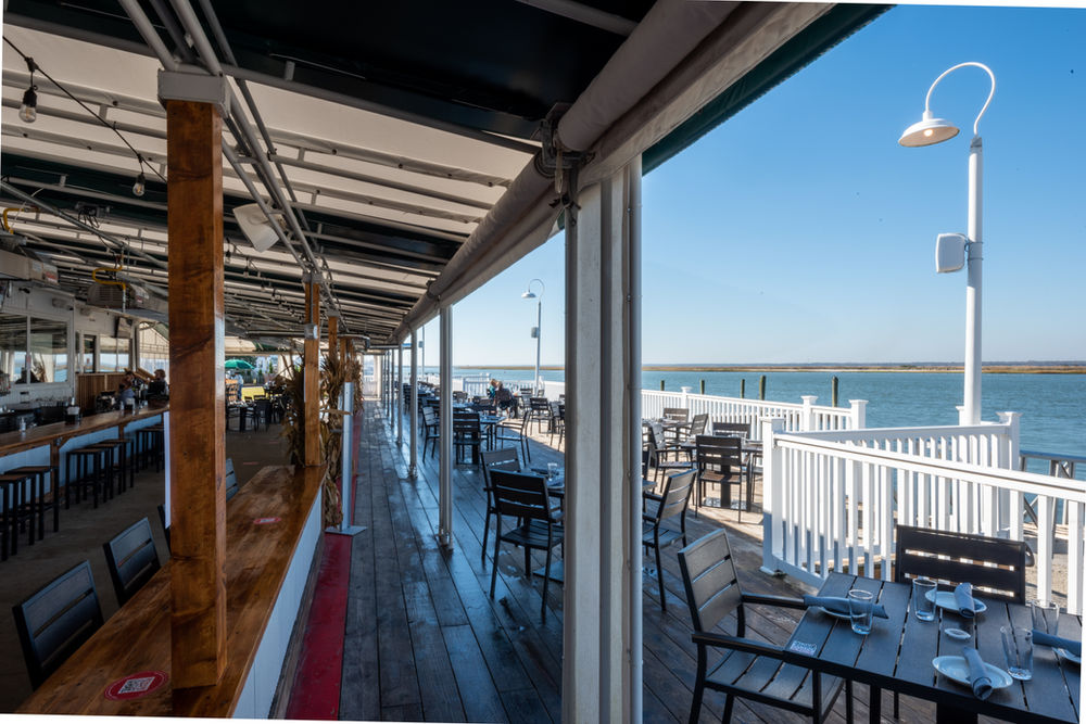 Deauville Inn:Warmest Outdoor Dining at Strathmere on the bay along ...