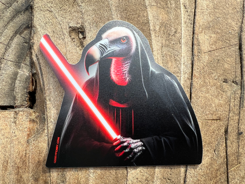 Darth Bob, the Vulture 3" Die Cut Vinyl Sticker | GerryPenny