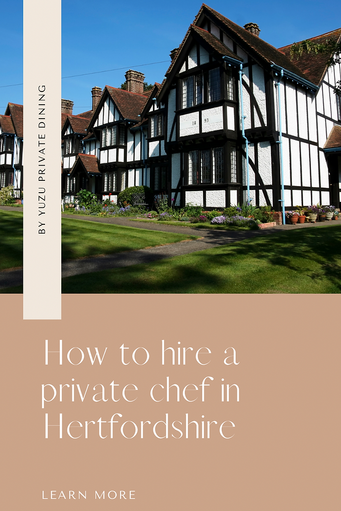 How can I book a private chef in Hertfordshire?