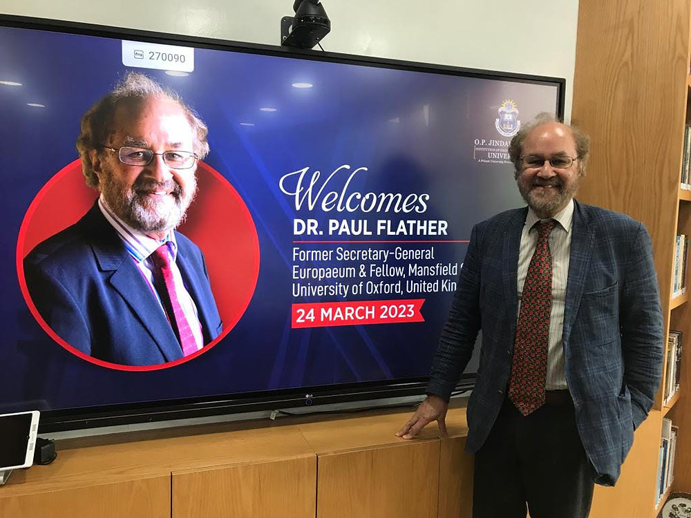 Event: Paul Flather speaks at Jindal Global University