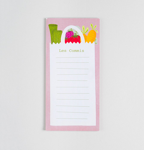 bloc-note "les courses" | Le Labo de Piwi