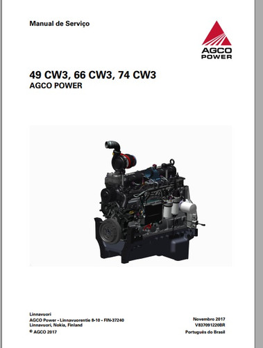 MANUAL DE SERVIÇO MOTORES AGCO 49 CW3 / 66 CM3 / 74 CW3 | https ...