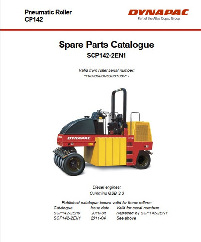 CATÁLOGO DE PEÇAS CP142 ROLO COMPACTADOR - DYNAPAC | https://static ...