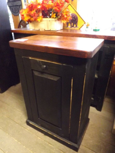 Amish Single Garbage Can Unit | Lucan Architectural