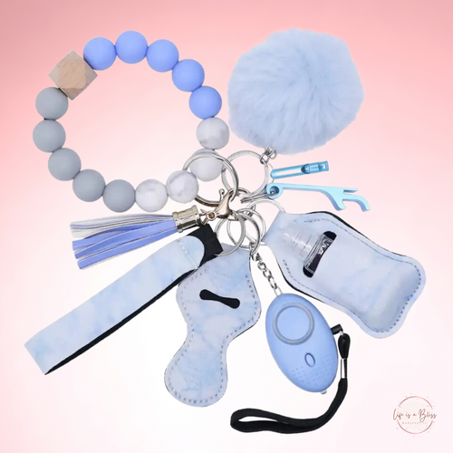 Luxury Bead Safety Keychain Bracelet with Gift Box - 10 PC | Life is a ...