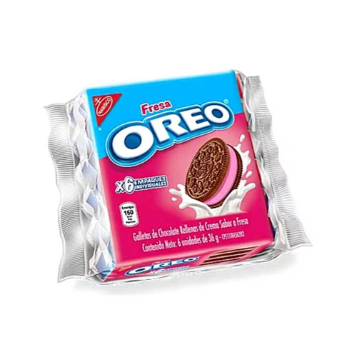 Nabisco Oreo Strawberry - 6PK | Venefood Usa