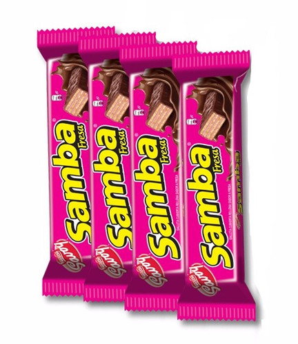 Samba Strawberry- 4 Units | Venefood Usa