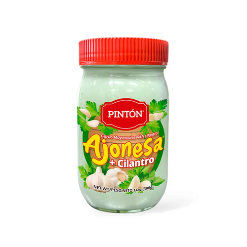 Pinton Ajonesa + Cilantro (Garlic Mayonnaise with Cilantro) - 14 Oz ...