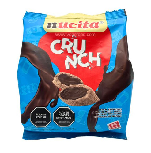 Nucita Crunch (Nucita Chocolate cream filled Cereal) - 4.23Oz ...