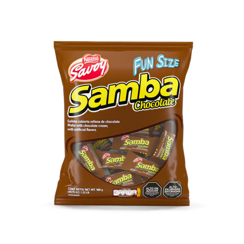 Savoy Mini Samba Chocolate (Samba Chocolate Fun Size) - 1/35CT ...