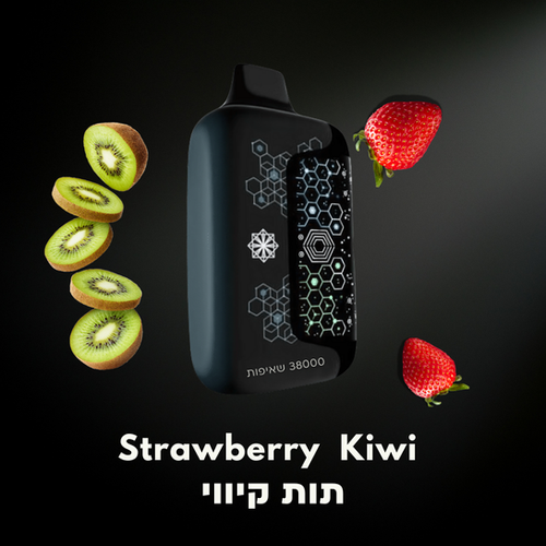 Qweet Phantom 38000 Strawberry Kiwi - סיגריה אלקטרונית קוויט 38000 ...