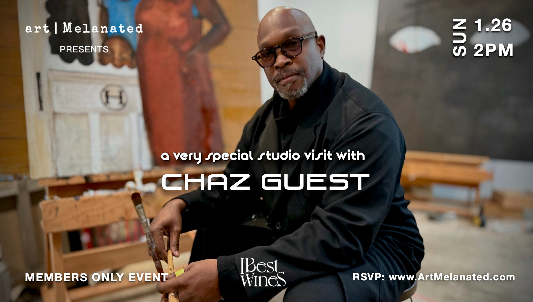 Studio Visit - Chaz Guest | art | Melanated