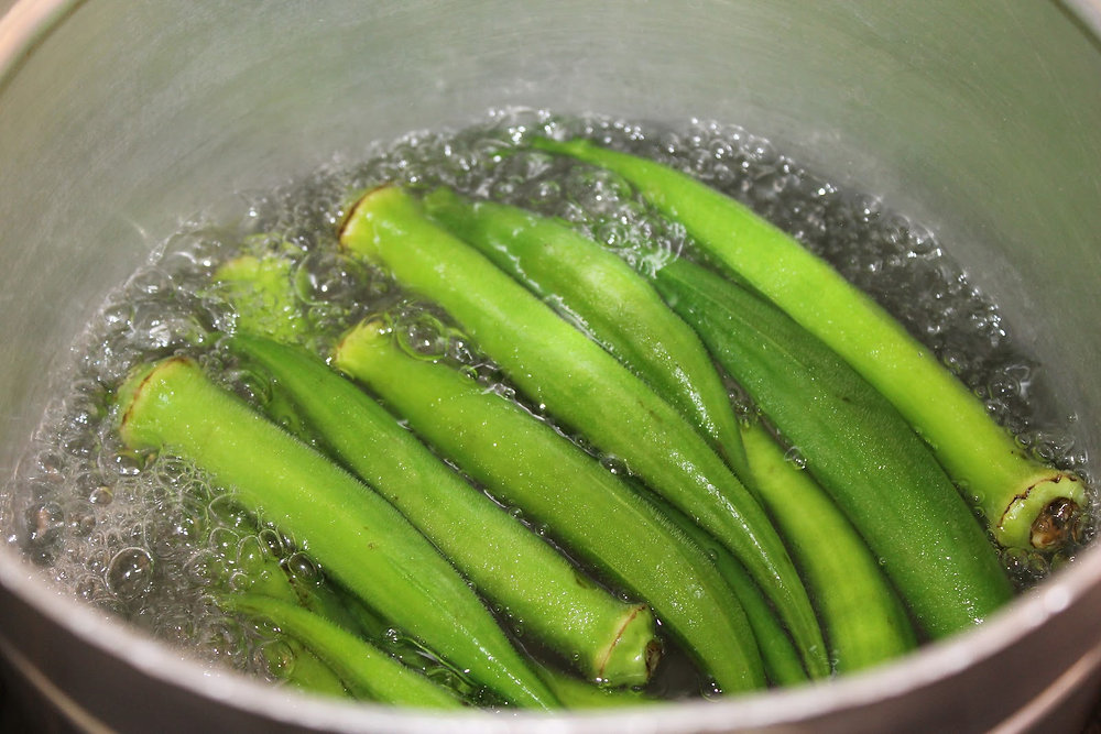 An Easy Steamed Okra Recipe