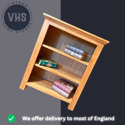 Modern Small Oak Bookcase | vintagehomestores