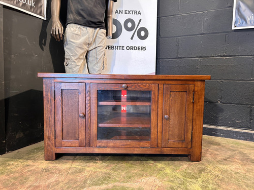 Stylish Dark Wood TV Stand | vintagehomestores