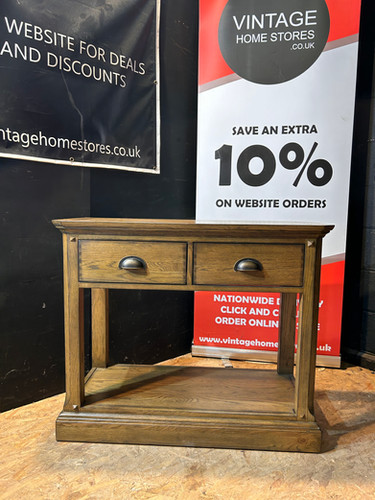 Barker and Stonehouse Modern Oak Console Table | vintagehomestores