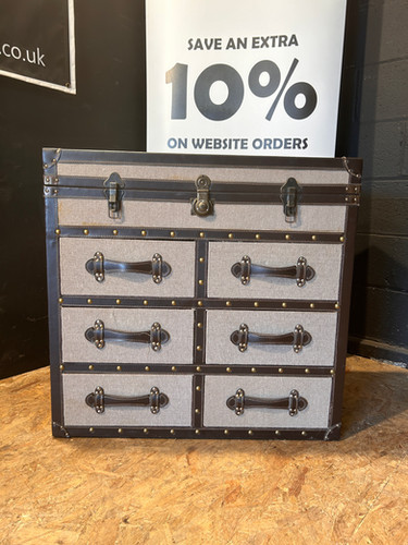 Super Storage Chest - Aviator Style | vintagehomestores
