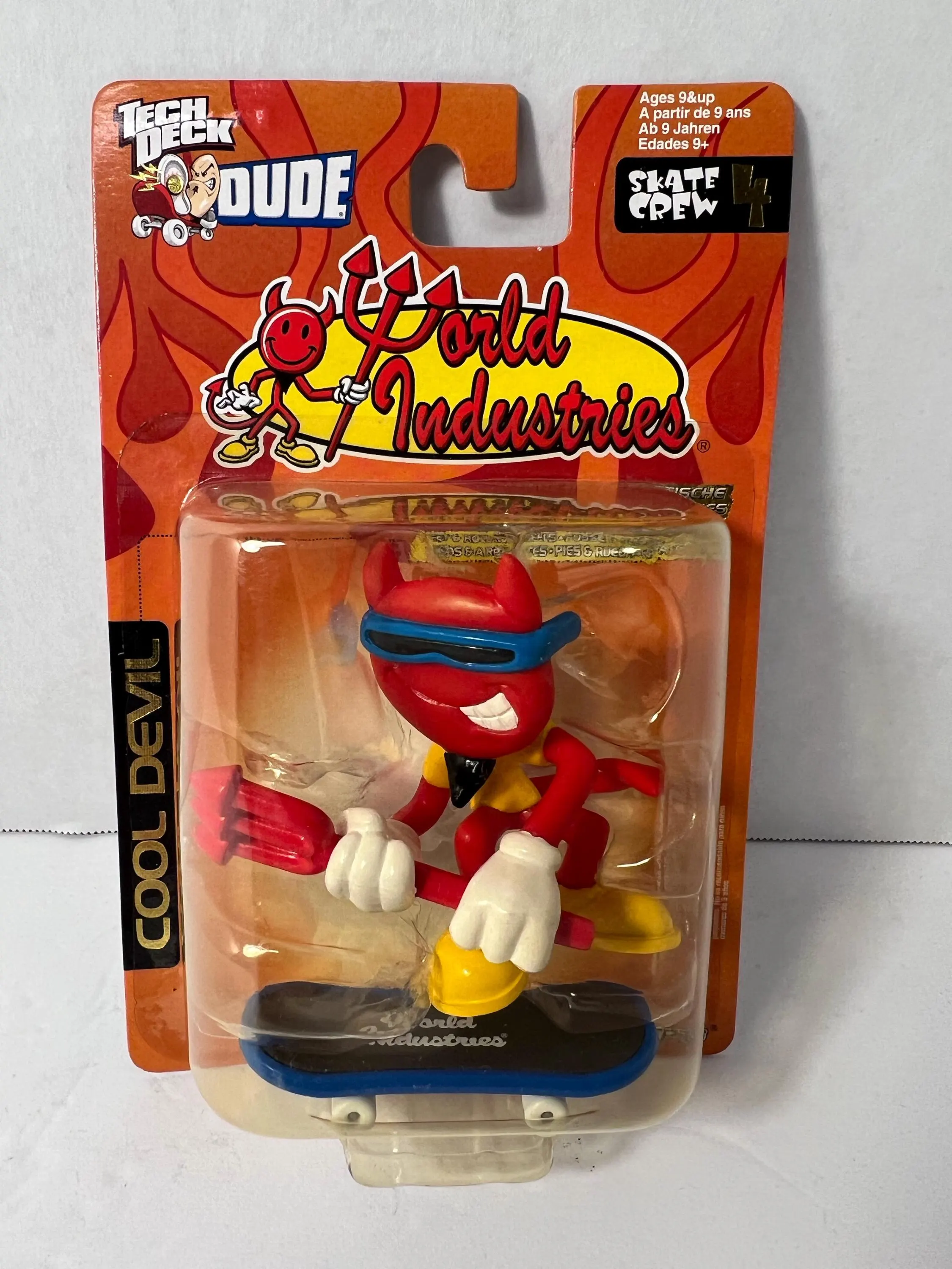COOl DEVIL Ultra-Rare- 2002 World Industries Tech Deck Dudes - New ...