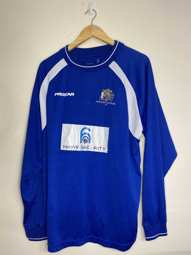 Radcliffe Borough Match Worn 2004/05 L/S Home Shirt XL #14 (Very Good ...