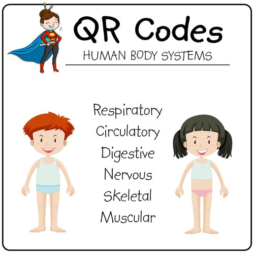 QR codes - Human Body | Little Book Nook