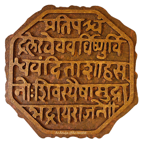 Chattrapati Shivaji Maharaj Rajmudra | Ar.tworld