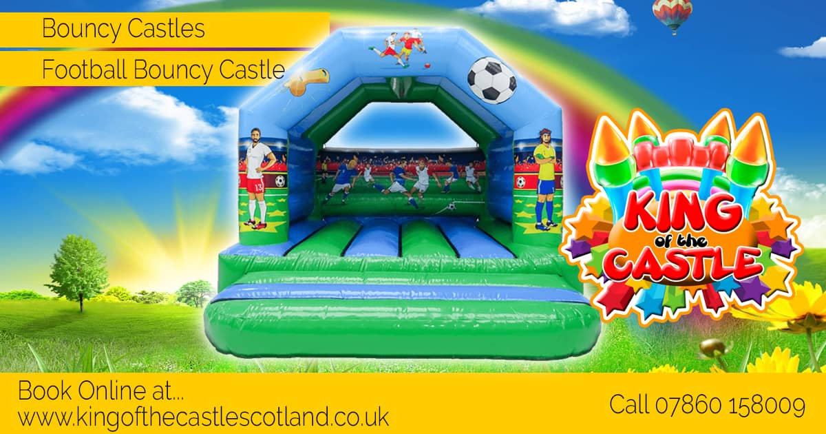 Football Bouncy Castle Hire in Fife, Kinross, Larbert & Clackmannanshire