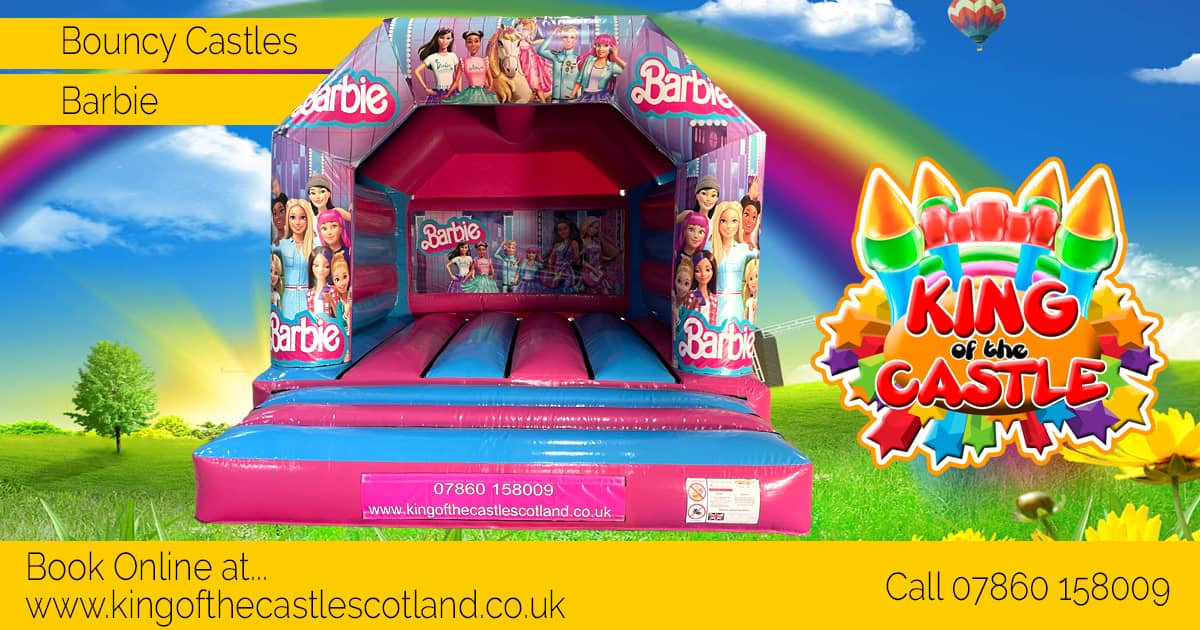Barbie Bouncy Castle Hire in Fife, Kinross, Larbert & Clackmannanshire