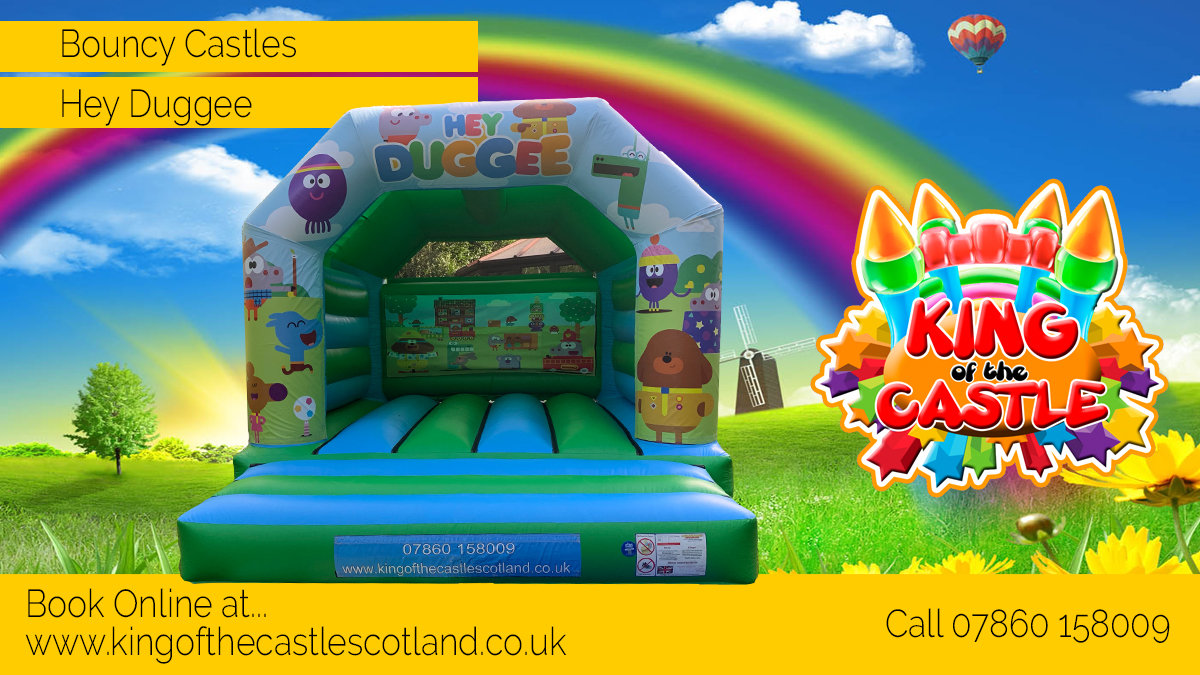 Hey Duggee Bouncy Castle Hire in Fife, Kinross, Larbert & Clackmannanshire