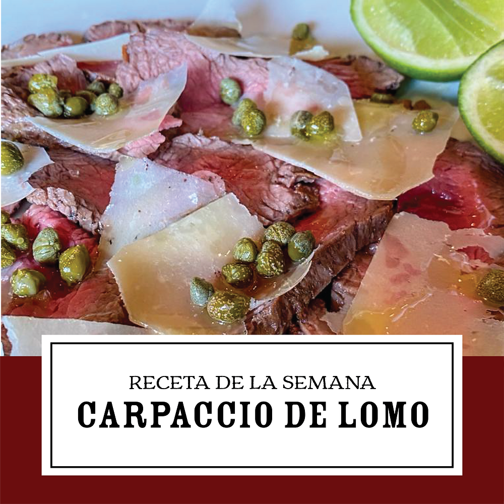 Carpaccio de Lomo