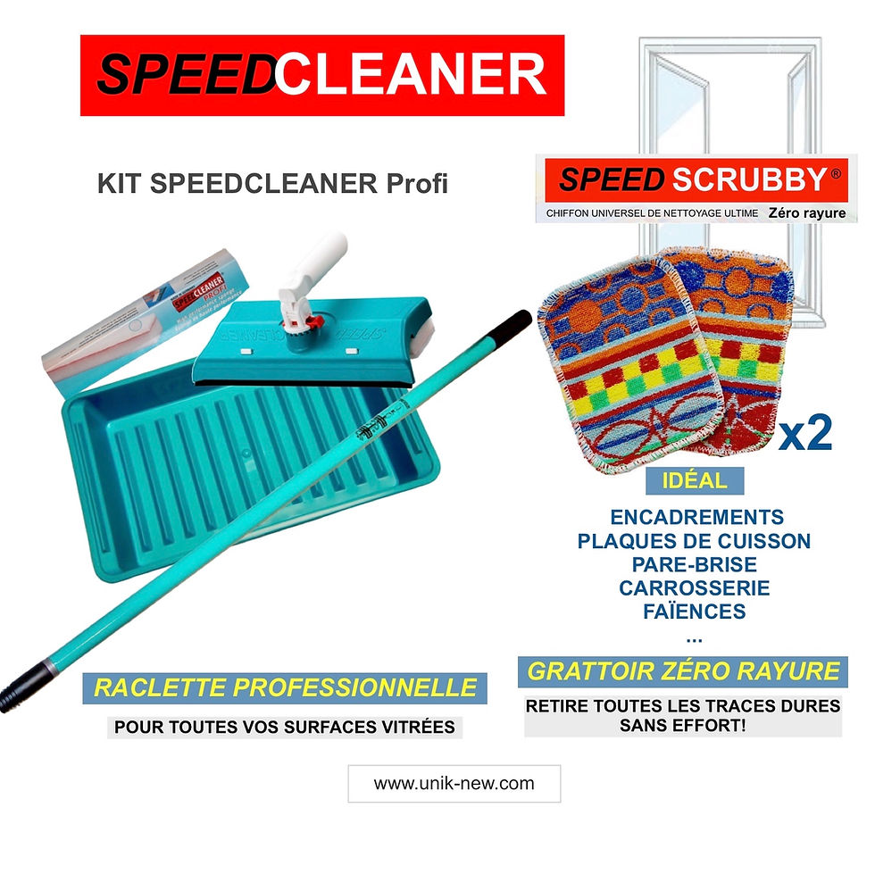 Kits Promo SPEEDCLEANER lave-vitre | UNIK new® INNOVATIONS