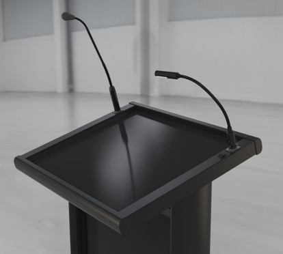Aluminium Lectern - Lecturer | Blue Gum Joinery