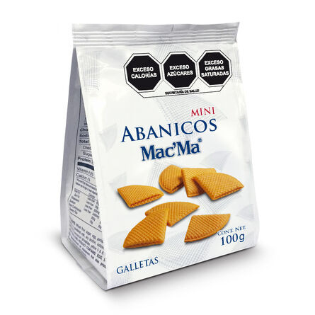 Galletas Mini Abanico Mac'Ma | Candy Rico