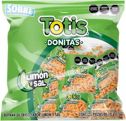 Donitas Sal y Limon Totis | Candy Rico