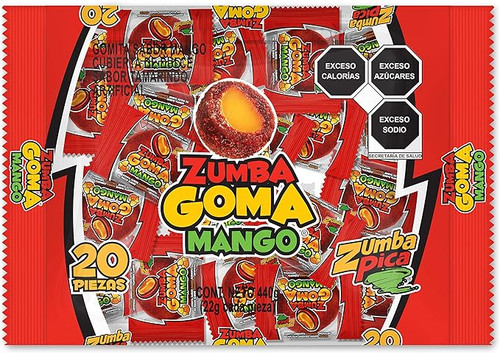 Zumba Goma Mango | Candy Rico