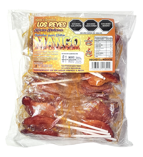 Paleta Los Reyes Mango con Chile | Candy Rico