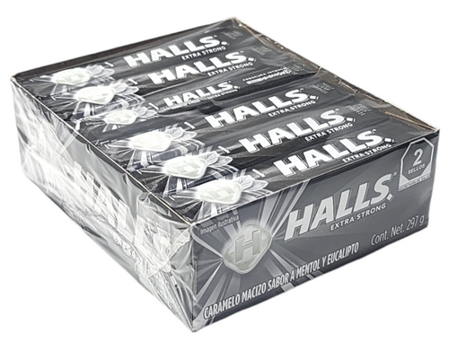 Halls Negra Extra Stronge | Candy Rico