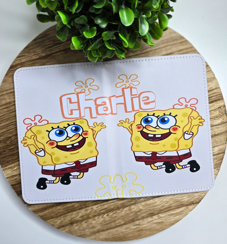 SpongeBob Inspired Passport Cover | Oh So Personalised