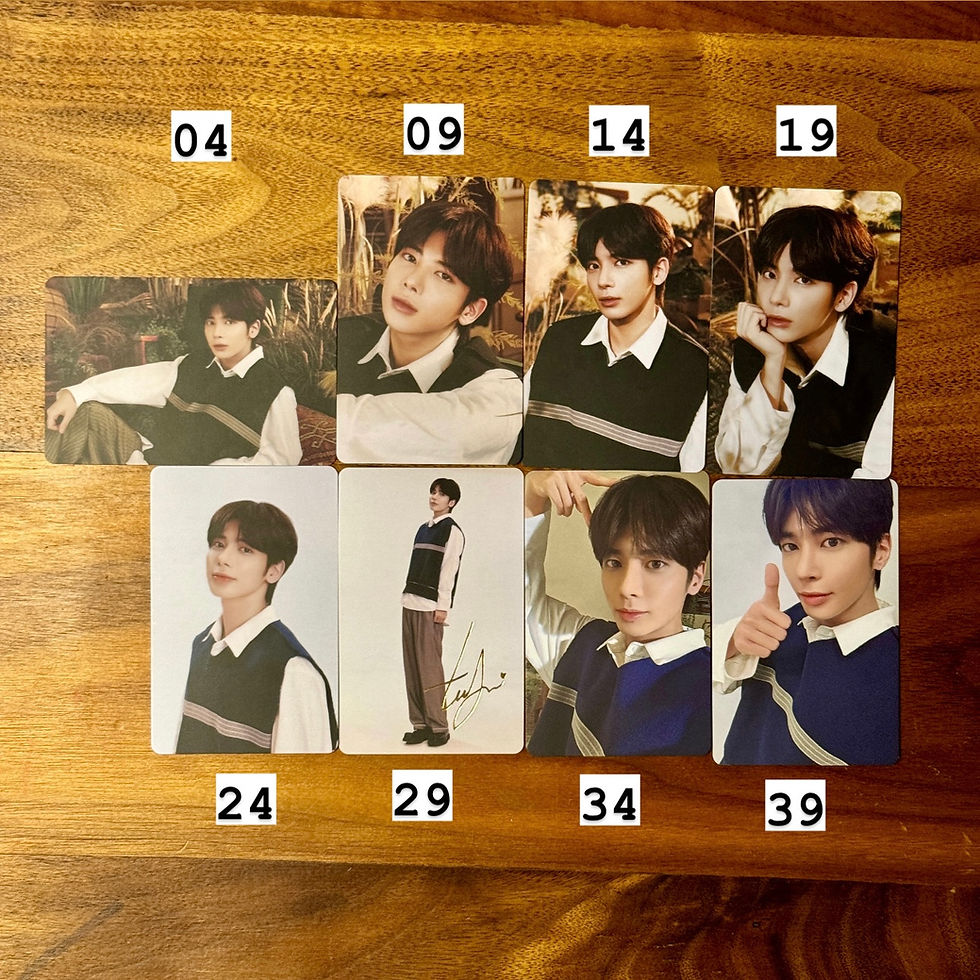 TXT Taehyun Act: Promise in Japan Photocards | MOA Market