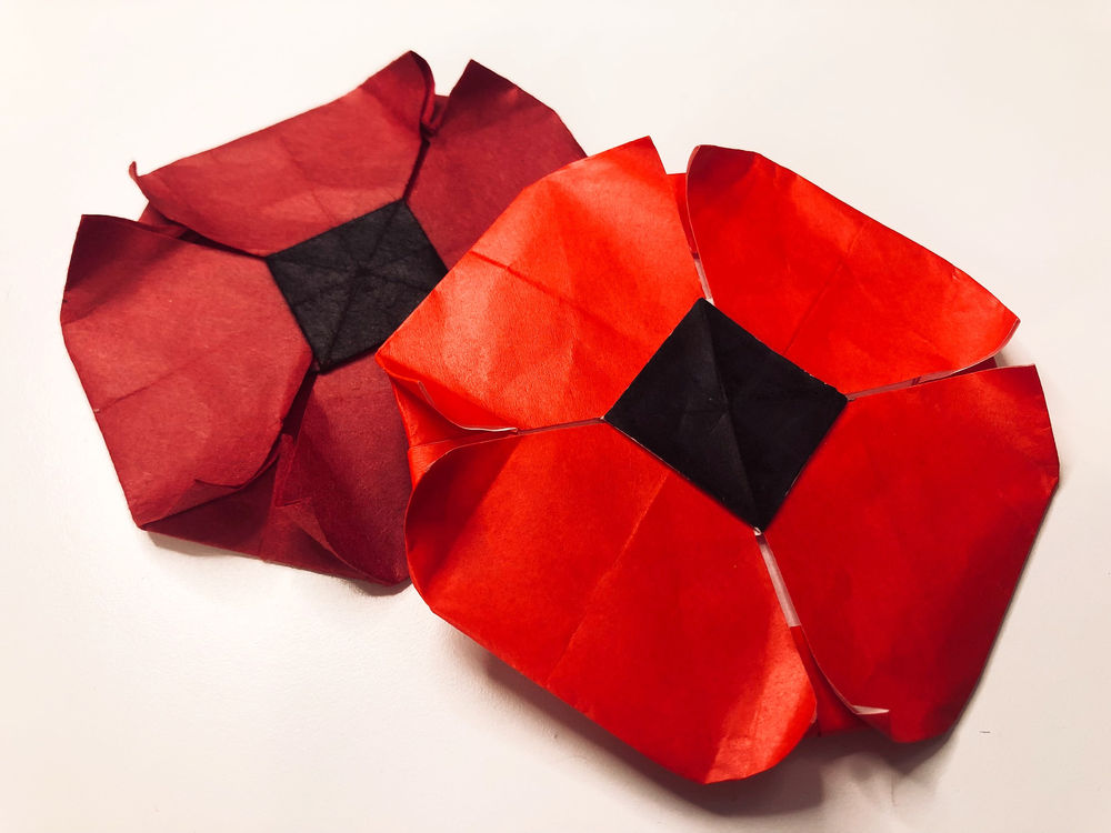 Origami Poppies
