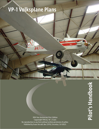Evans VP-1 Volksplane Plans & Pilot's Handbook Digital Version (PDF ...