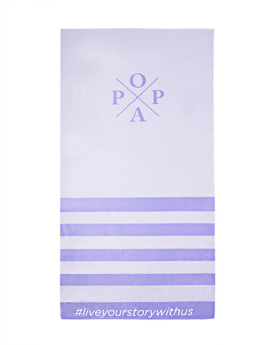 Popa Toalla Serena Rayas Lavanda | POPA LATAM