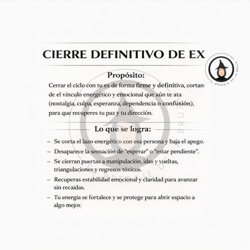 🖤 CIERRE DEFINITIVO DE EX | El Brebaje